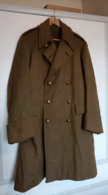 WW2 BRITISH OFFICERS Greatcoat Fully Lined, Ww2 Overcoat ...