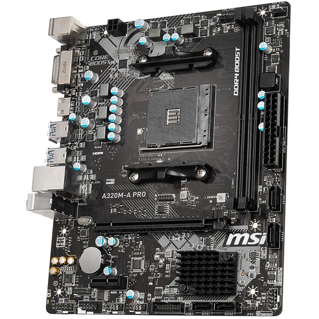 FOR MSI A320M-A PRO Motherboard Socket AM4 Micro-ATX AMD A320 Mainboard ...