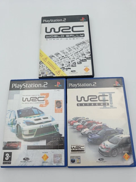 PACCHETTO GIOCHI WRC PS2 - WRC 1, WRC II Extreme, WRC 3 EUR 16,50 - PicClick IT