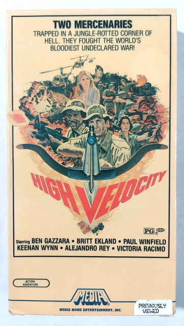 HIGH VELOCITY VHS Media Home Entertainment 70s Action Ben Gazzara 2 ...
