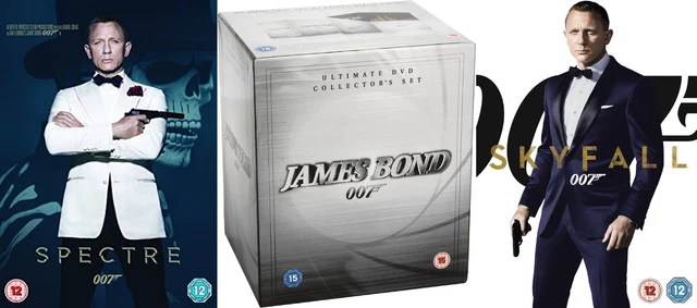 JAMES BOND 007 Ultimate DVD Collector's Box Set 1-24 Collection Skyfall ...