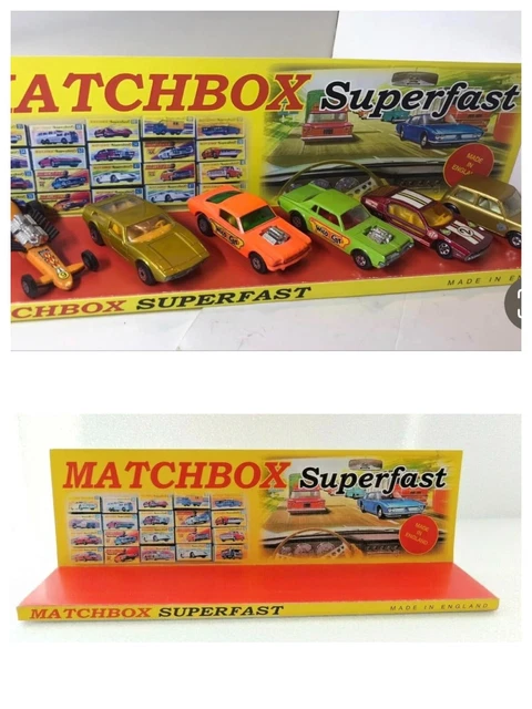 MATCHBOX SUPERFAST Original Display Dimension 5 inchez X 12 inches $19. ...