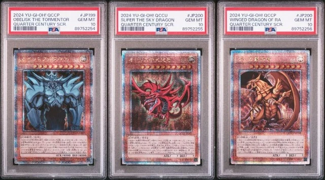 PSA 10 OBÉLISQUE Slifer The Sky Dragon Ailé Dragon De RA Quart Siècle 25ème EUR 101,66 - PicClick FR