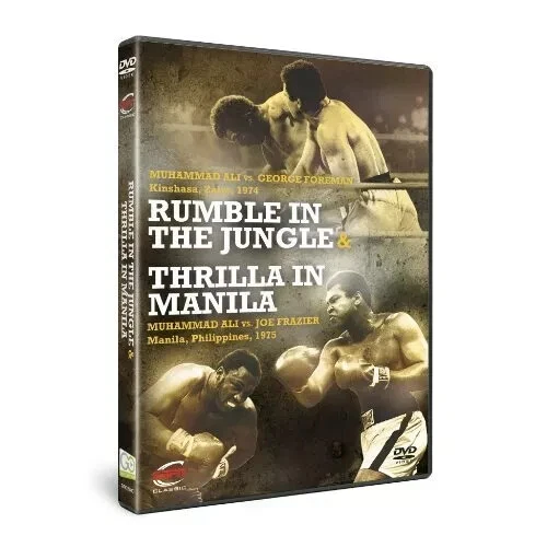 RUMBLE IN THE Jungle & Thrilla In Manilal DVD 2010 Ali Frazier Foreman ...
