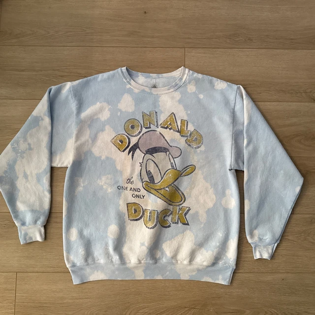 DISNEY THE ONE & Only Donald Duck Vintage Cloud Crewneck Sweatshirt L ...