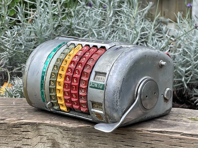 VINTAGE ALMEX TYPE A Tram Bus Conductor Ticket Machine 543 Made Sweden ...