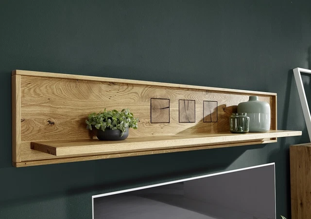 Wandboard Eiche Massiv