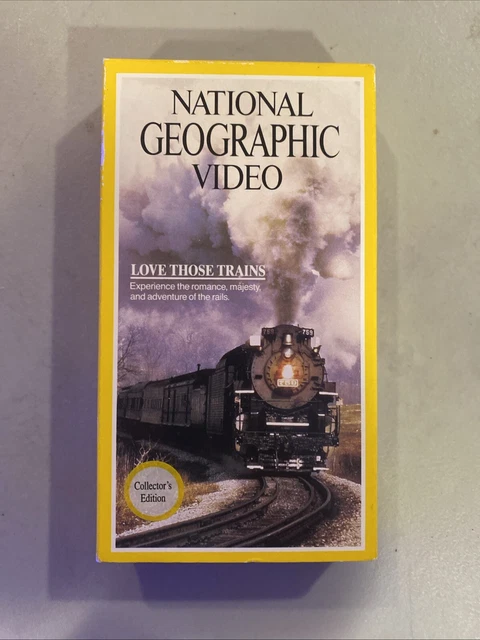 NATIONAL GEOGRAPHIC LOVE Those Trains 1984 PBS WQED special 2716 611 ...