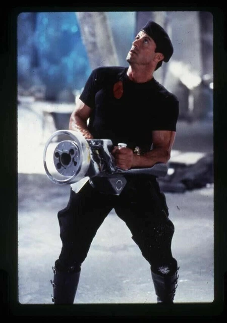 SYLVESTER STALLONE BARE chested Muscular Pose Original 35mm ...