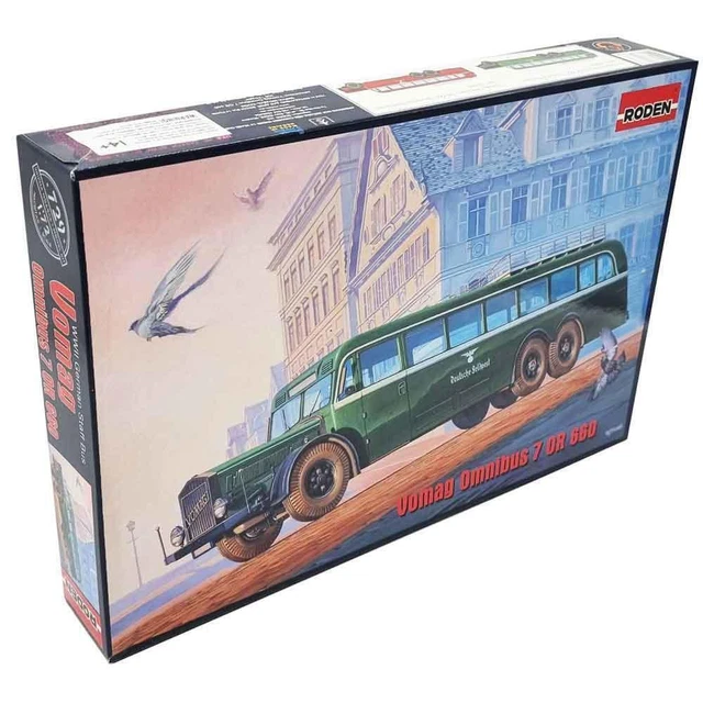 VOMAG OMNIBUS 7 OR 660 German Car WWII Plastikmodellbausatz Maßstab 1: ...