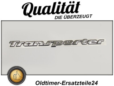 NOS TRANSPORTER EMBLEM Logo Types Characters Nameplate Badge for VW Bus ...