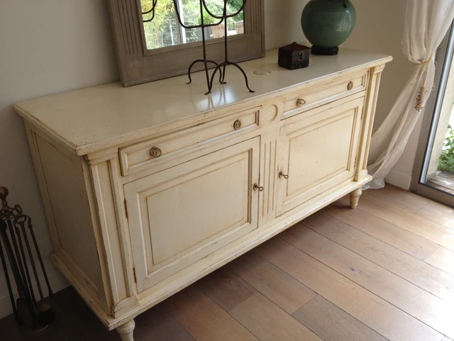 MEUBLE BUFFET DE Tonge style provençal en chêne massif EUR 550,00 ...