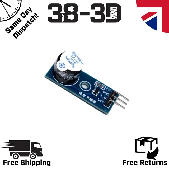 ACTIVE BUZZER MODULE 3.3V - 5V - Arduino AVR Raspberry $4.97 - PicClick