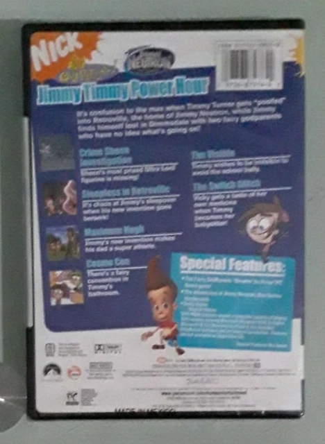 NICKELODEON NICK JR JIMMY TIMMY POWER HOUR DVD NEW genuine region 1 $53 ...