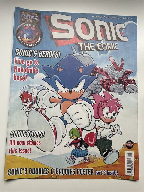 SONIC THE HEDGEHOG - Sonic The Comic - Fleetway Issue / No 155 EUR 10 ...