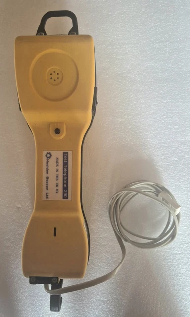 TEST TELEPHONE 290 Made By Hosiden Besson Tested & Working C/W 6/10E ...