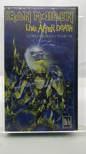 IRON MAIDEN LIVE After Death World Slavery Tour 1985 VHS Video Tape £12 ...