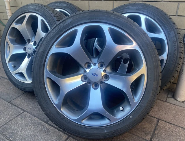 GENUINE FORD FALCON XR6 XR8 BA FG 18" HONEYCOMB SNOWFLAKE WHEELS TYRES ...