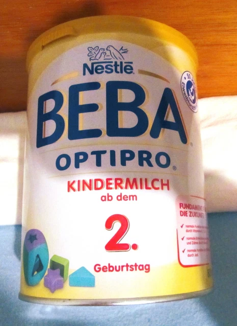 NESTLÉ BEBA KINDERMILCH Junior Optipro 2+ 800g Dose-ab 2. Geburtstag ...