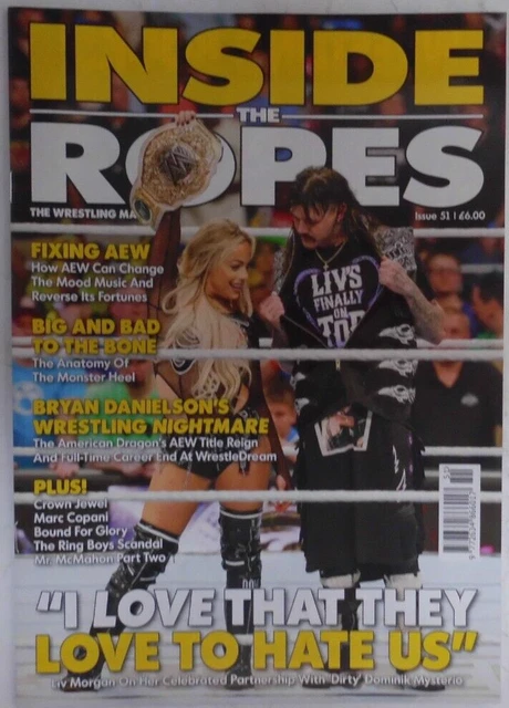 INSIDE THE ROPES magazine #51 2024 Liv Morgan partners with Mysterio ...