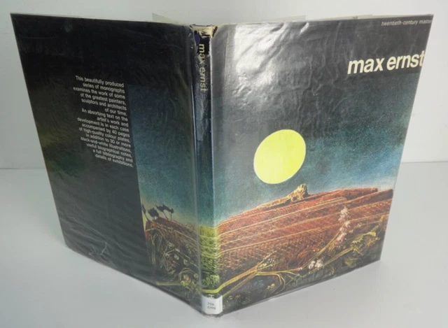 MAX ERNST ART Books Vintage Hardback 1st Edition 20th Century Masters ...