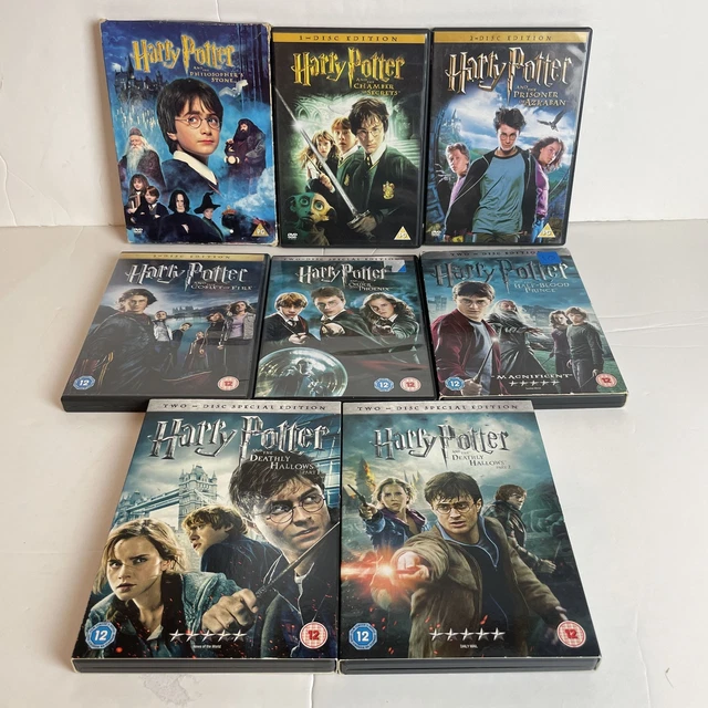 HARRY POTTER 1-8 Complete Movie Series DVD Bundle PAL Region 2 £14.99 ...
