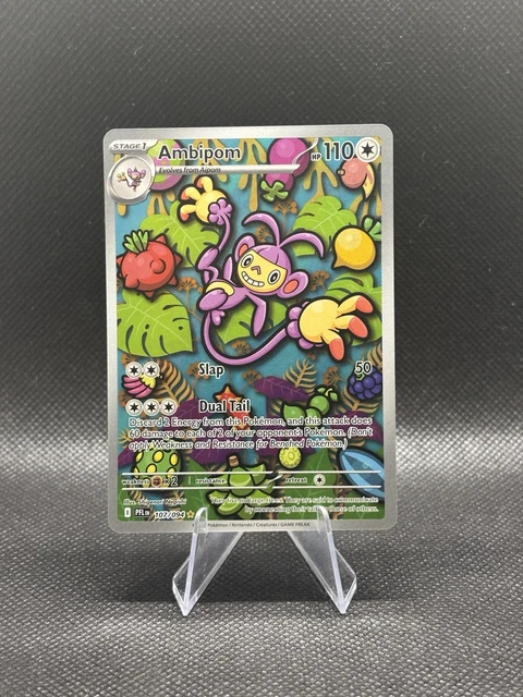 POKEMON TCG MEGA Evolutions Phantasmal Flames Ambipom 107/094 Illustration Rare £0.75 - PicClick UK