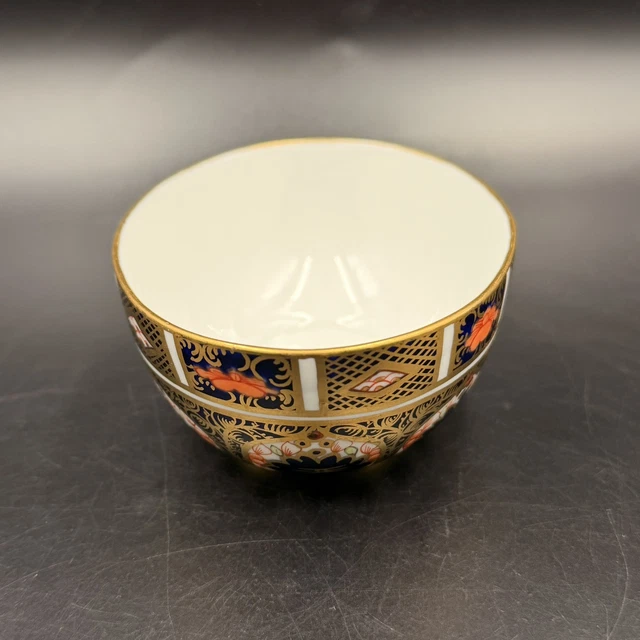 ROYAL CROWN DERBY Old Imari 1128 Oval Shaped Open Top Sugar Bowl Bone ...