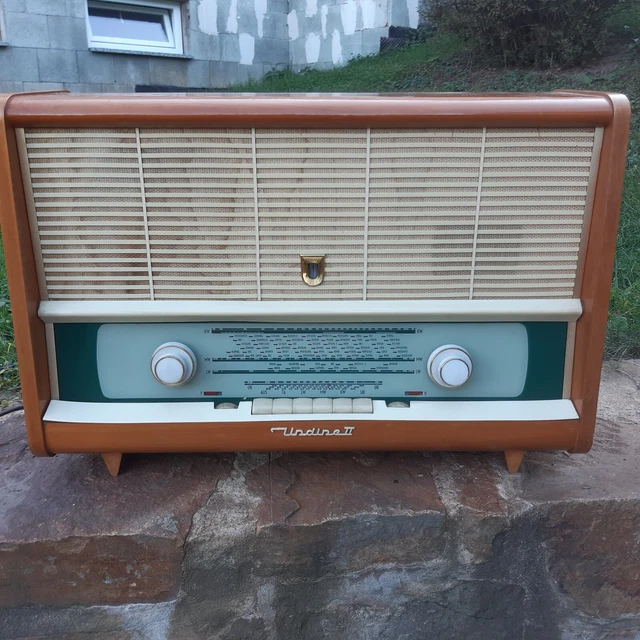 DDR RÖHRENRADIO / Undine II EAW Super 8176 EL / 50/60er Jahre EUR 35,50 ...