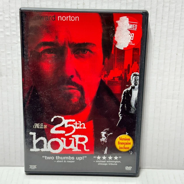 25TH HOUR (2002) DVD - Edward Norton, Philip Seymour Hoffman - Drama ...