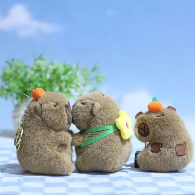 ANIMALS CAPYBARA PLUSH Keychain Capybara Plush Key Chain Kid Gifts EUR ...
