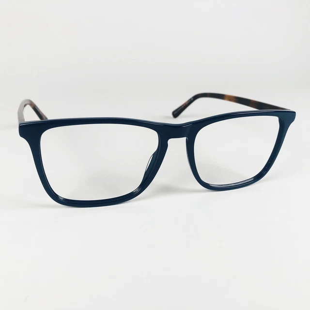 SPECSAVERS EYEGLASSES TEAL BLUE KEYHOLE SQUARE glasses frame MOD: AIDEN ...