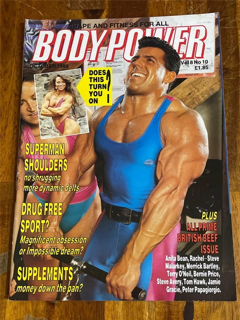 BODYPOWER BODYBUILDING MUSCLE magazine VICTOR TERRA/Bernie Price 10-89 ...