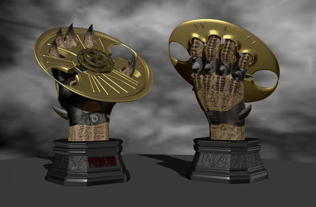 PREDATOR 2 SMART Disc with Predator Hand File STL – OBJ for 3D Printing ...