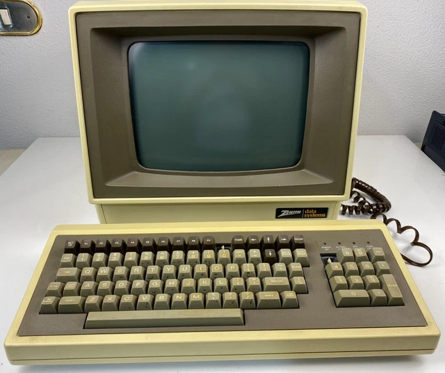 COMPUTER VINTAGE ZENITH Data system BJ486E Z-29 con tastiera super raro ...