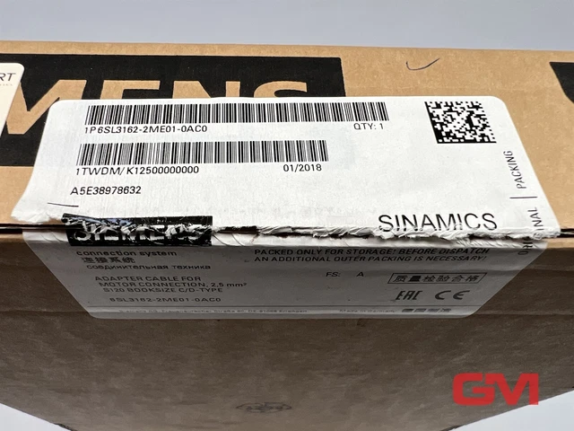 SIEMENS ADAPTER CABLE 6SL3162-2ME01-0AC0 Sinamics S120 C/D FS : A $355.56 - PicClick CA
