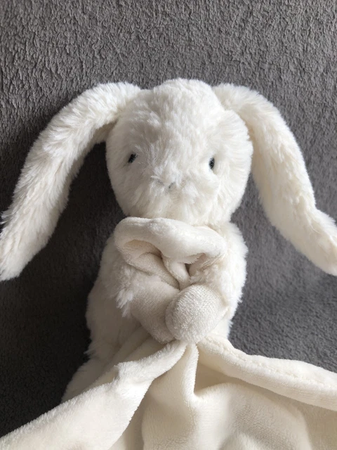 MOTHERCARE CREAM BUNNY Rabbit Baby Comforter Blanket £5.99 - PicClick UK