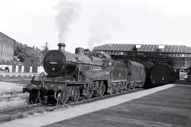 PHOTO BR BRITISH Railways Steam Locomotive Class 2P-B 40614 at Dumfries ...