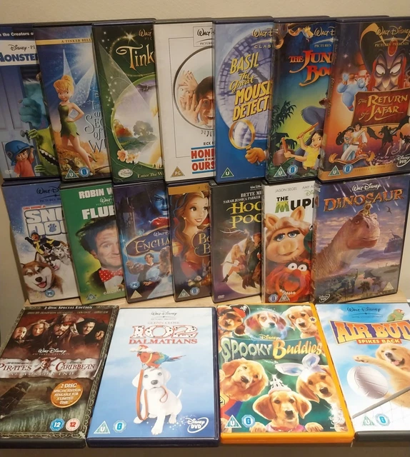 18 X DISNEY DVD Family Kids Movie Bundle Tinkerbell Plus Some Rare ...
