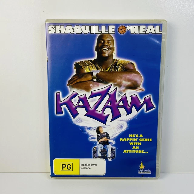 KAZAAM (DVD, 1996) Rare Shaquille O'Neal Region 0 All + Fast Free Post ...