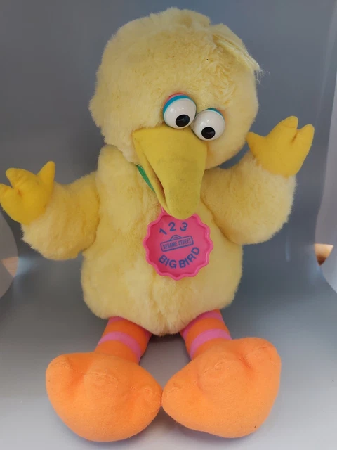 VINTAGE SESAME STREET Big Bird Singing Musical Teddy £8.00 - PicClick UK