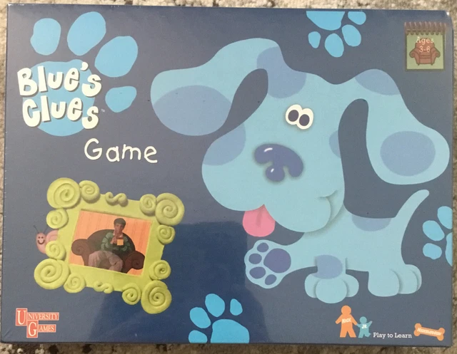 VINTAGE 1998 BLUE'S Clues Preschool Board Game Nick Jr Nickelodeon New ...