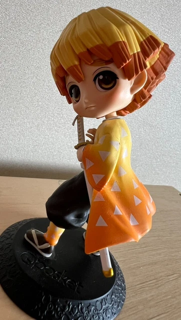 DEMON SLAYER KIMETSU no Yaiba Zenitsu Agatsuma figure QPosket Bandai ...