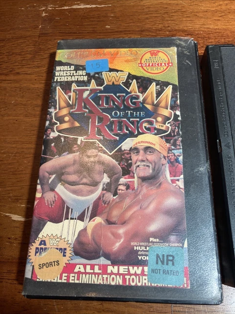 VINTAGE 1993 KING OF THE RING VHS WWE WWF Bret Hart vs Mr Perfect Razor ...
