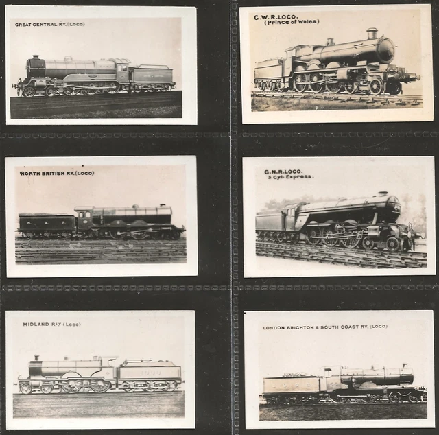 NELSON LEE LIBRARY-FULL Set- Modern British Locomotives 1922 (Mf6 Cards ...