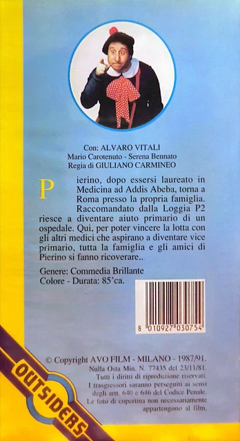 PIERINO MEDICO DELLA Saub VHS Originale Alvaro Vitali EUR 7,00 ...