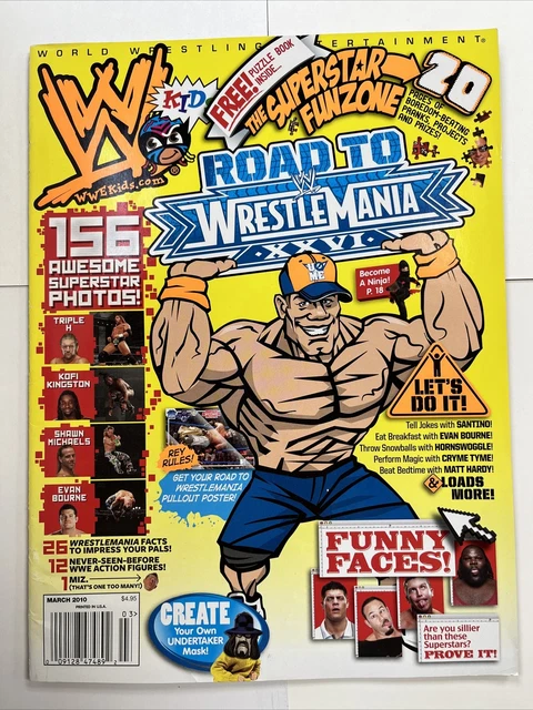 WWE KIDS CENA TRIPLE H shawn michaels UNDERTAKER batista REY MYSTERIO ...