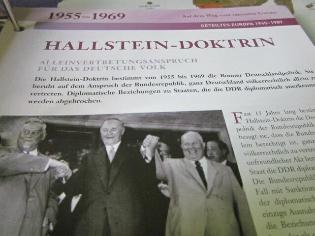 GESCHICHTE EUROPAS AB 1945 Hallstein Doktrin 1955-1969 EUR 3,99 ...