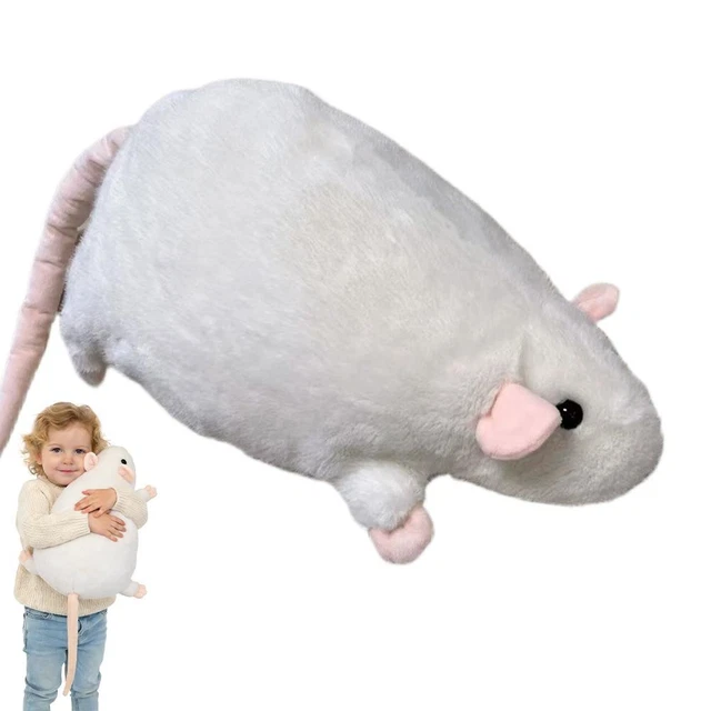 JUMBO RAT PLUSH, 2026 New Chonky Rat Plush, Weighted Mouse Stuffed ...