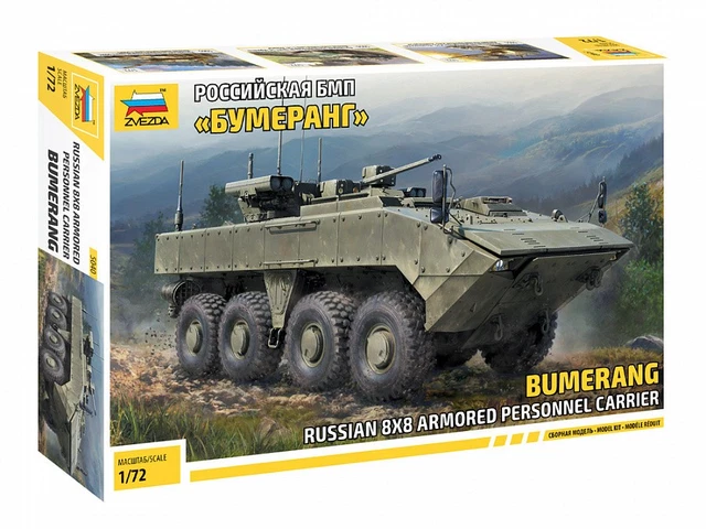 ZVEZDA 1:72 5040: Russischer Truppen Transporter Bumerang EUR 24,90 ...